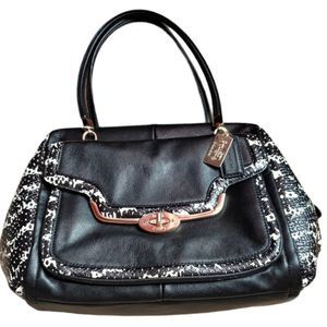 Coach | Bags | Coach Phyton Embossed Satchel Bag | Poshmark